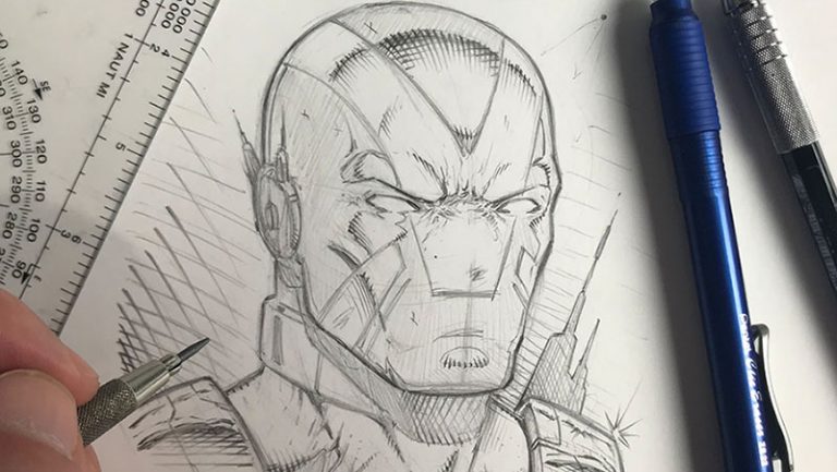 How to draw comic style art – from sketch to rendering - Ram Studios Comics