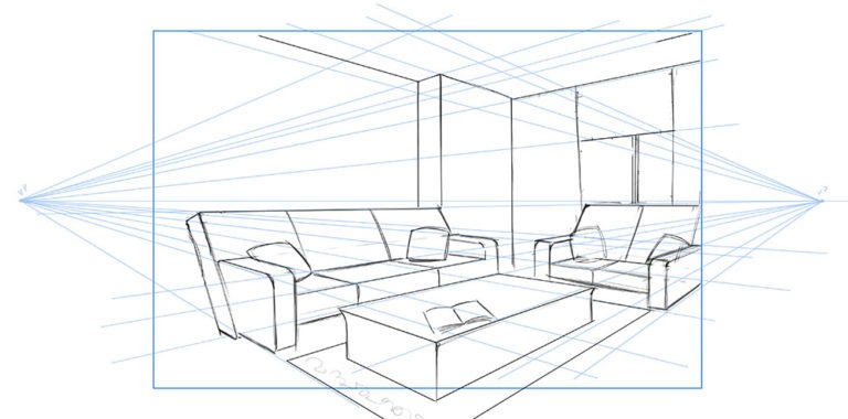 How to Draw Backgrounds in Perspective with Basic Steps - Ram Studios ...