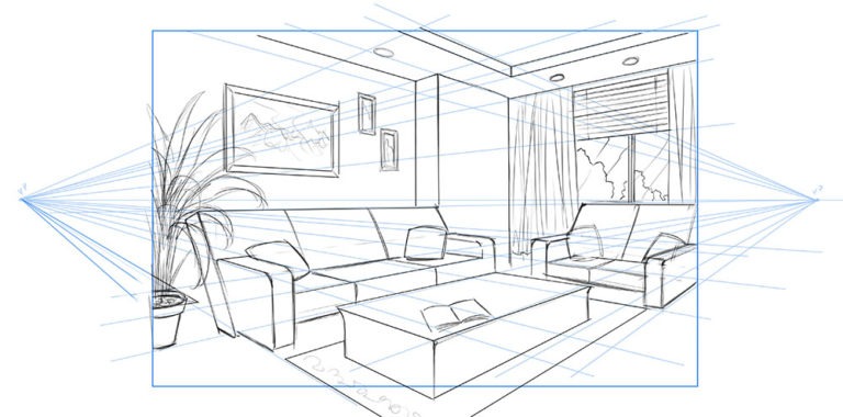 How to Draw Backgrounds in Perspective with Basic Steps - Ram Studios ...