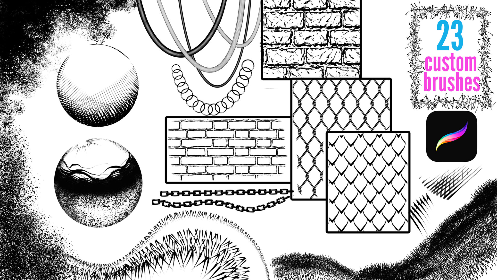 Procreate Brushes ( Comic Pro Ink Set ) - Ram Studios Comics