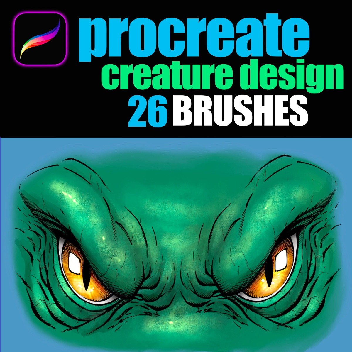 Creature Design Brush Set for Procreate – Free Download - Ram Studios Comics