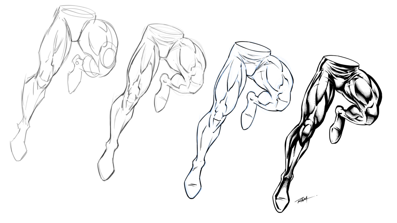 How to Draw Comics - Step by Step with Art Files + Videos! - Ram Studios Comics