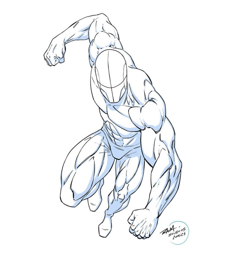 How to Draw Dynamic Poses for Comics — Step by Step - Ram Studios Comics