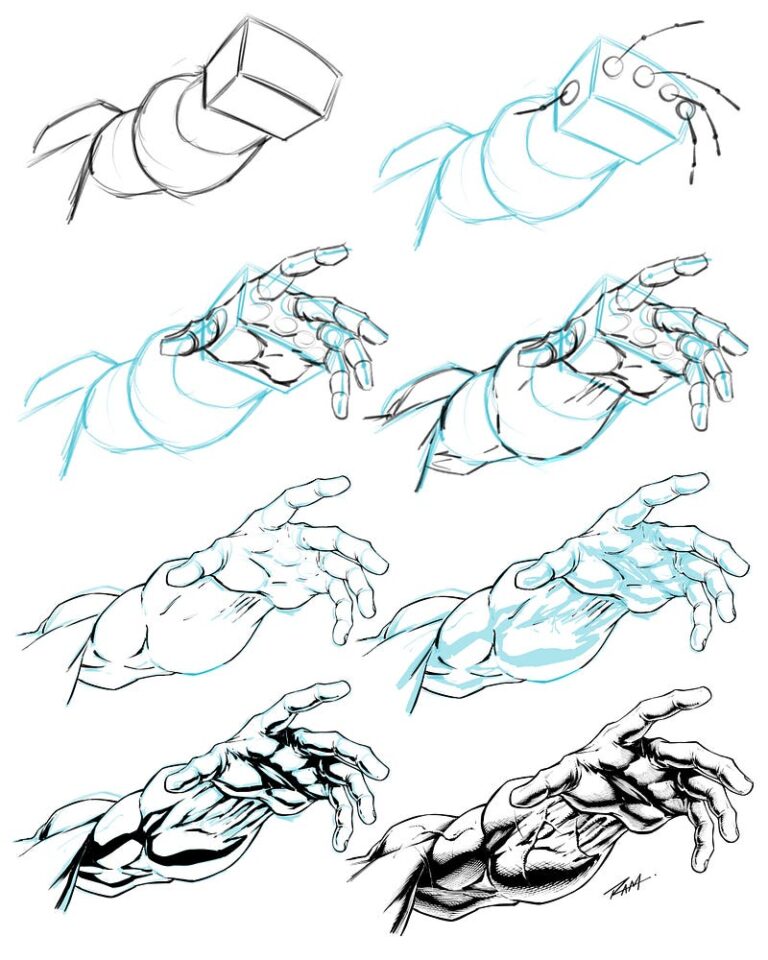 How to Draw Dynamic Poses for Comics — Step by Step - Ram Studios Comics